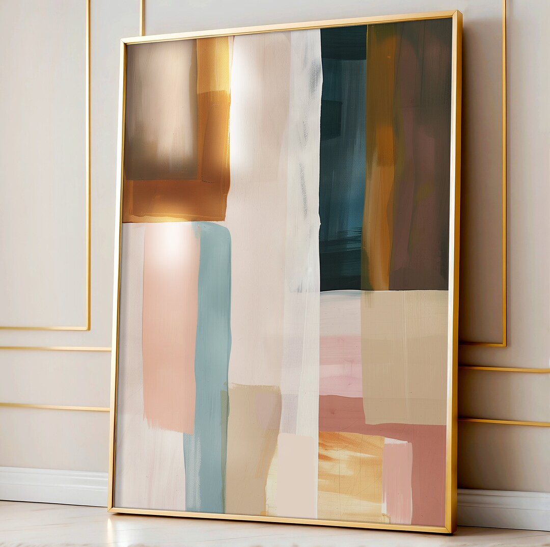 Colorful Modern Print, Abstract Wall Art, Contemporary Wall Decor ...