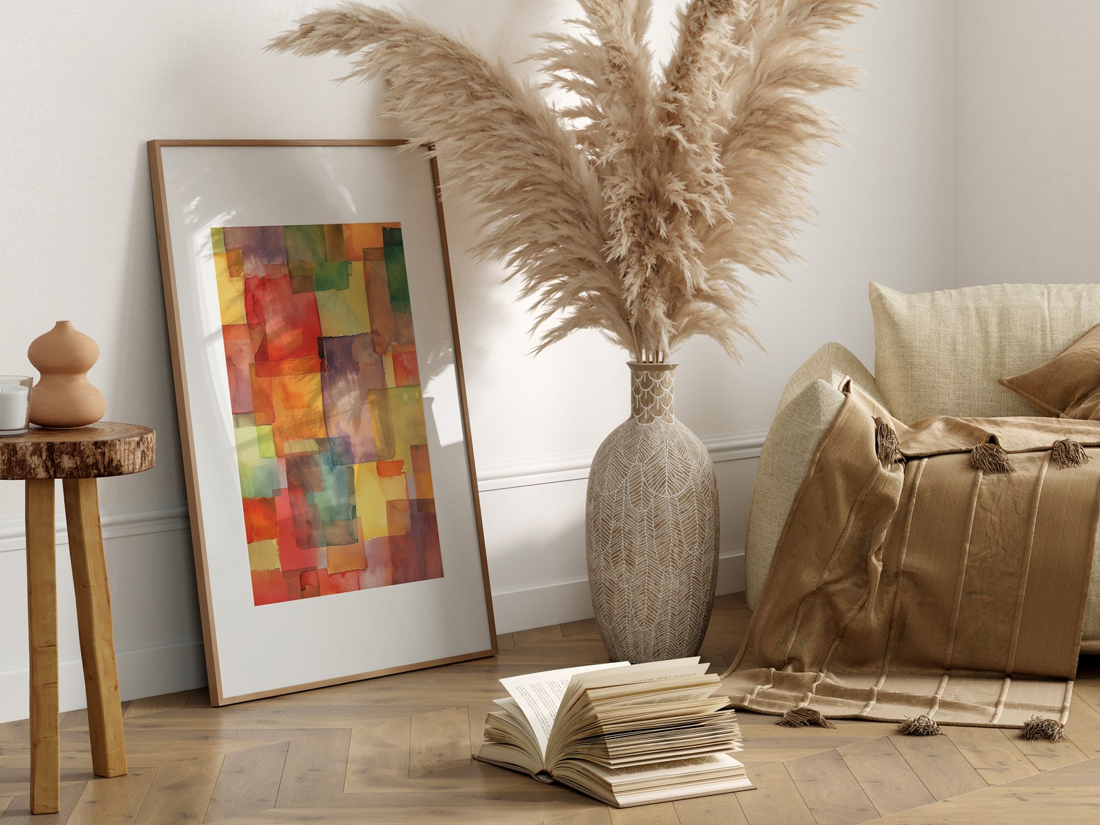 Colorful Modern Print, Abstract Wall Art, Contemporary Wall Decor ...