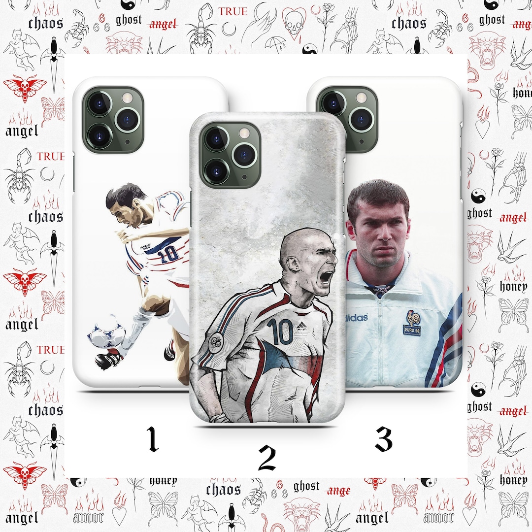 Zinedine Zidane 3 Phone Case for Apple iPhone 11 12 13 14 15 16 E 17 ...