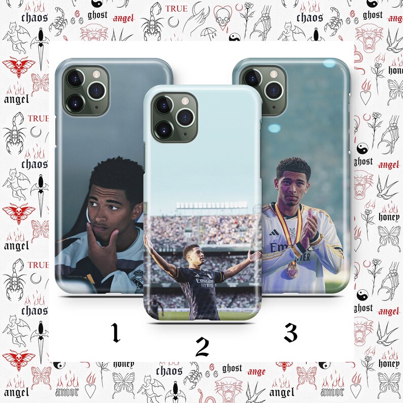 Jude Bellingham 4 Phone Case for Apple iPhone 11 12 13 14 15 16 E 17 ...