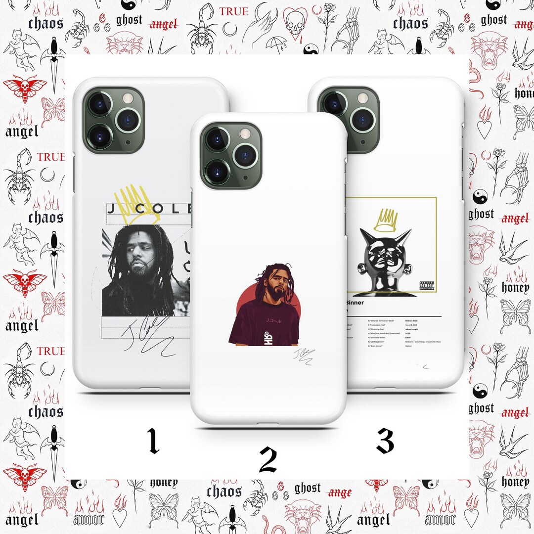 J Cole 3 Phone Case Cover for Apple iPhone 11 12 13 14 15 16 PRO Plus ...