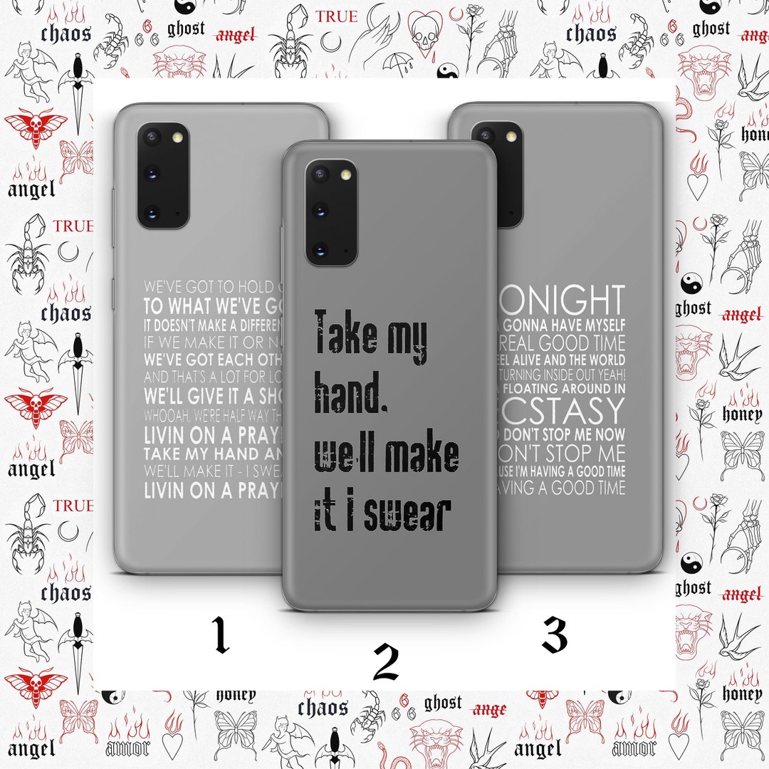 Jon Bon Jovi Quote 6 Phone Case Case for Samsung Galaxy S20 S21 S22 S23 ...