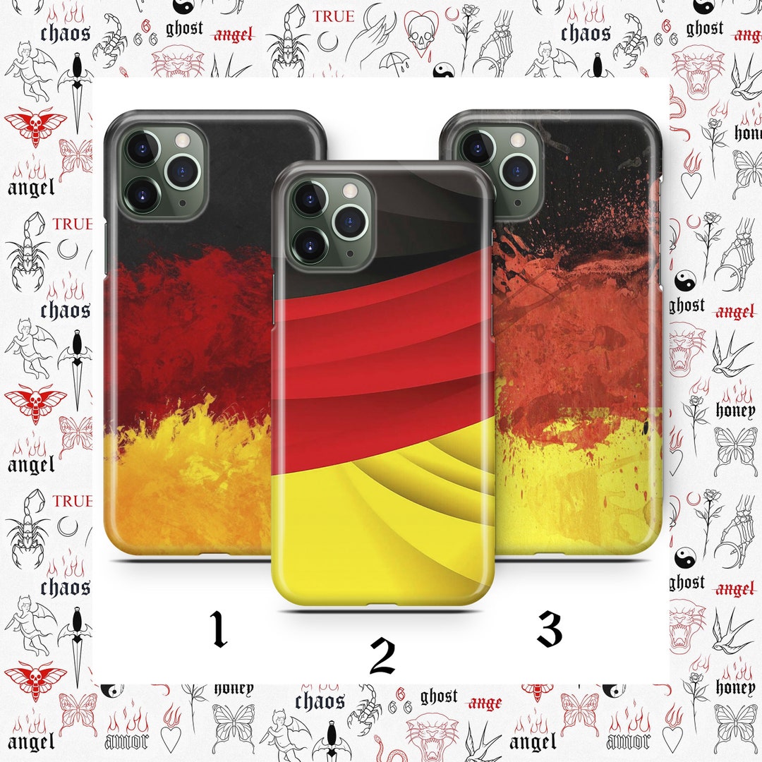 German Flag 1 Phone Case Cover for Apple iPhone 11 12 13 14 15 16 PRO ...