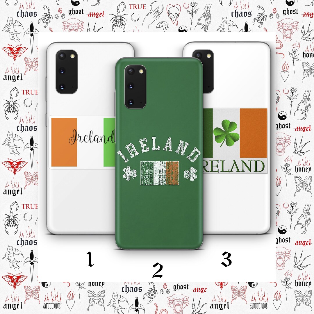 Irish Flag 2 Phone Case Cover for MANY VARIOUS Samsung Galaxy Models ...