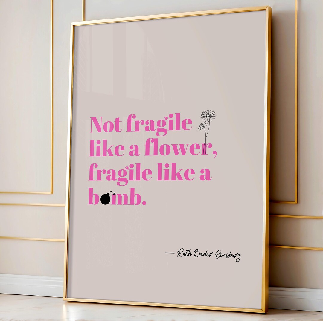 LIKE A BOMB Digital Quote Print Motivational Inspirational Prints Pink ...