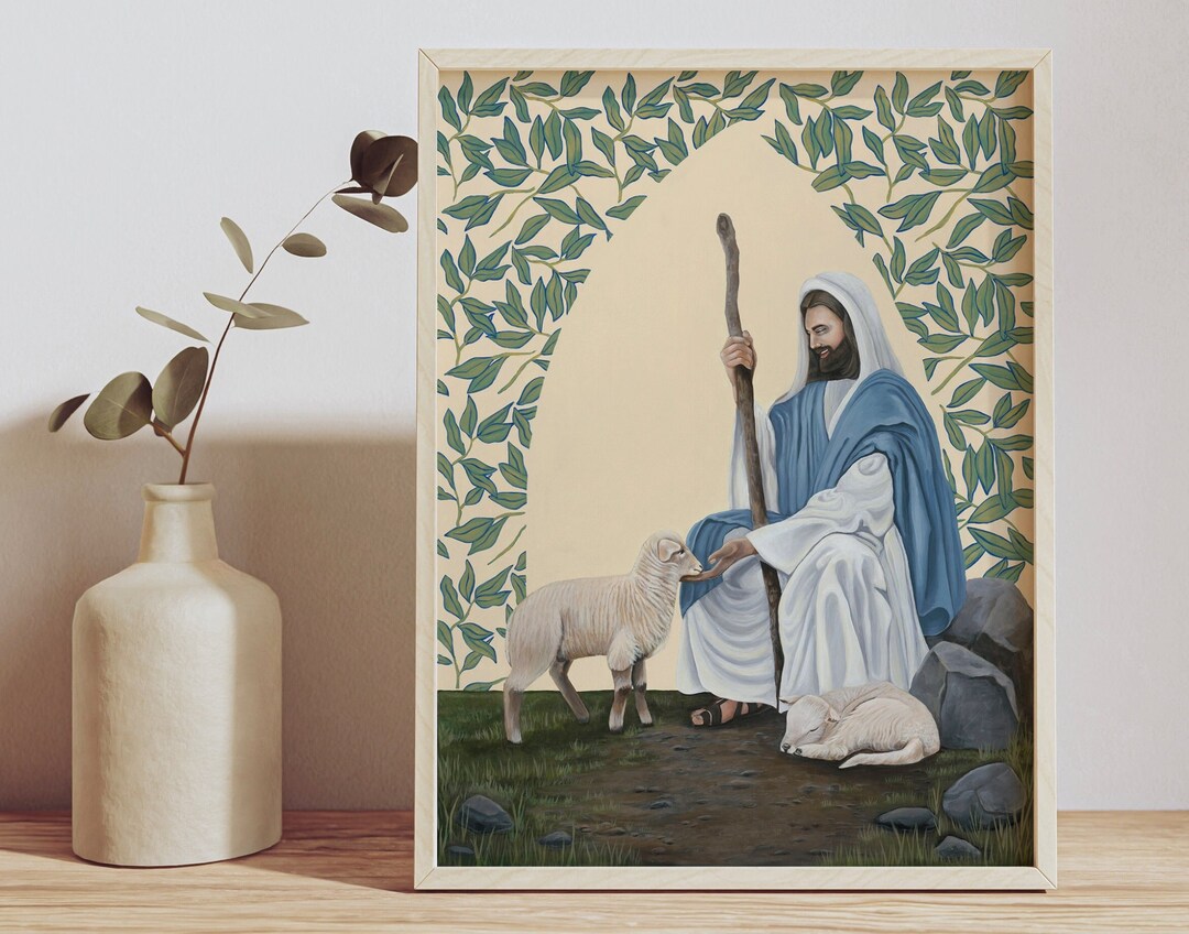 Fine Art Print "the Good Shepherd" - Giclee Art Print - Etsy