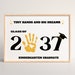 Kindergarten Handprint Craft, Graduation Handprint Keepsake, Printable ...