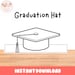 Graduation Printable Crown, Graduation Hat, Graduation Cap Craft, Last ...