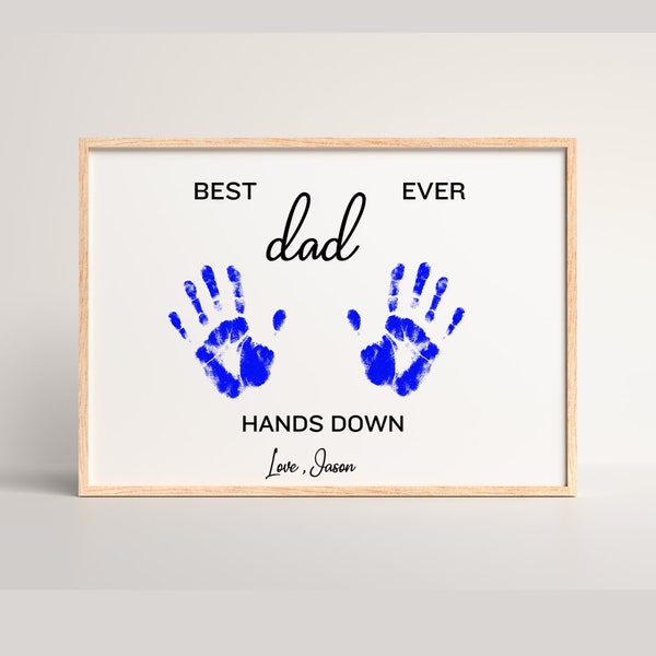 Handprint Keepsake - Etsy