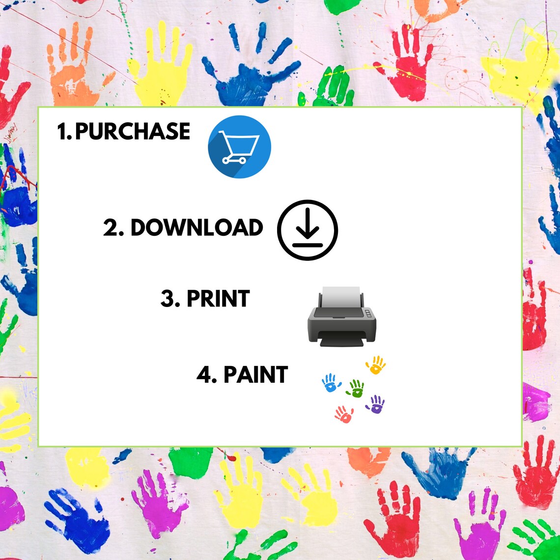 Last Day of School Handprint Craft, Back to School Printable, Handprint ...
