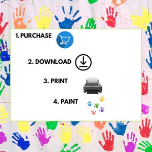 Last Day of School Handprint Craft, Back to School Printable, Handprint ...