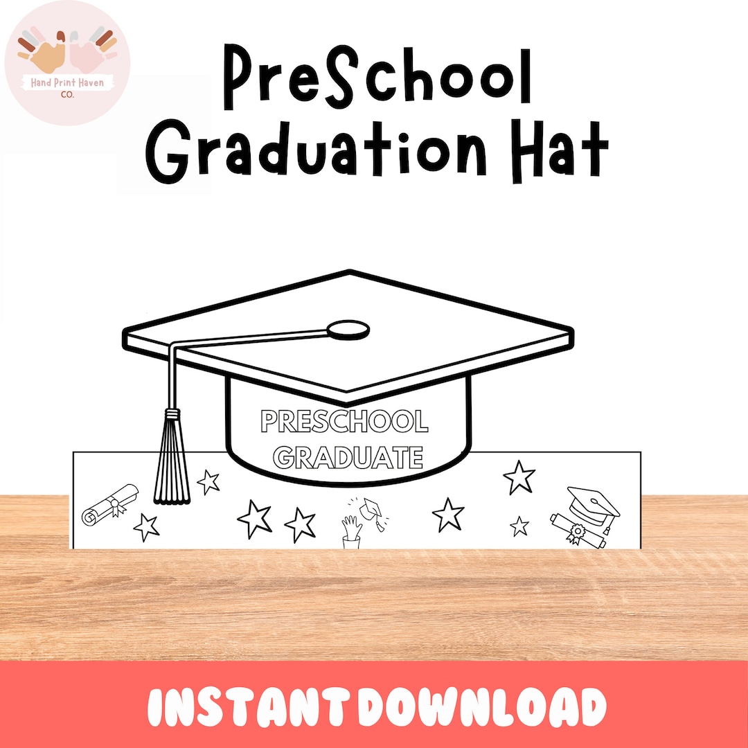 Preschool Graduate Printable Crown, Preschool Graduation Hat ...