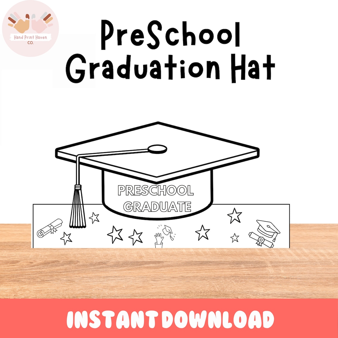 Preschool Graduate Printable Crown, Preschool Graduation Hat ...