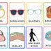40 Clothing and Accessories Flashcards for Kids, Printable Learning ...