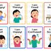 56 Non-verbal Communication Cards, Feelings Wants Needs Flashcards ...