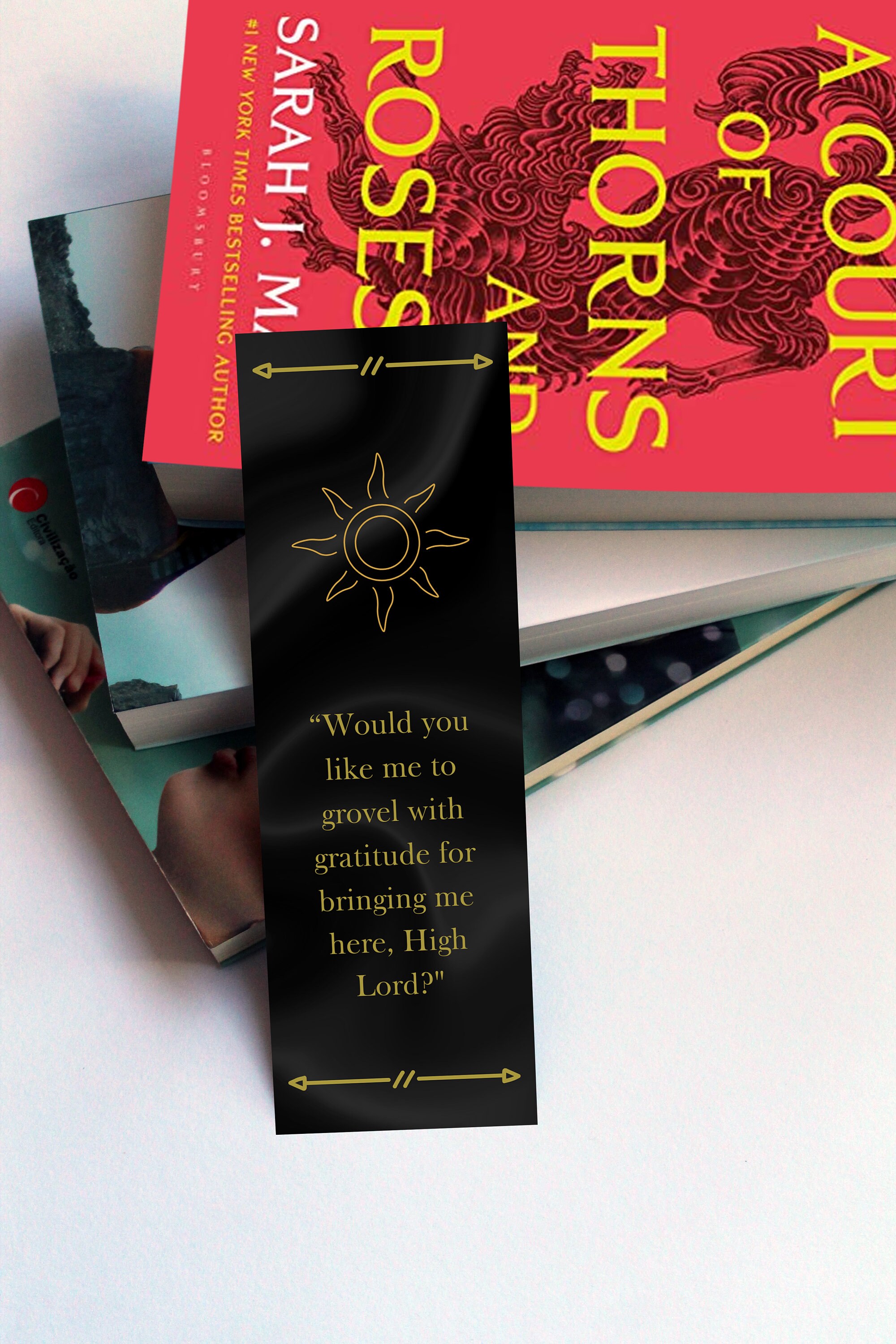 8 ACOTAR Inspired Printable Quote Bookmarks Digital Booktok Gift SJM A ...