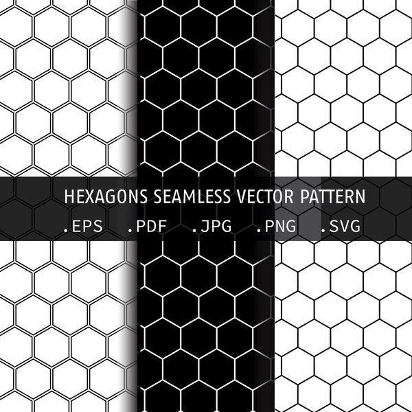 Hexagon Grid Svg - Etsy