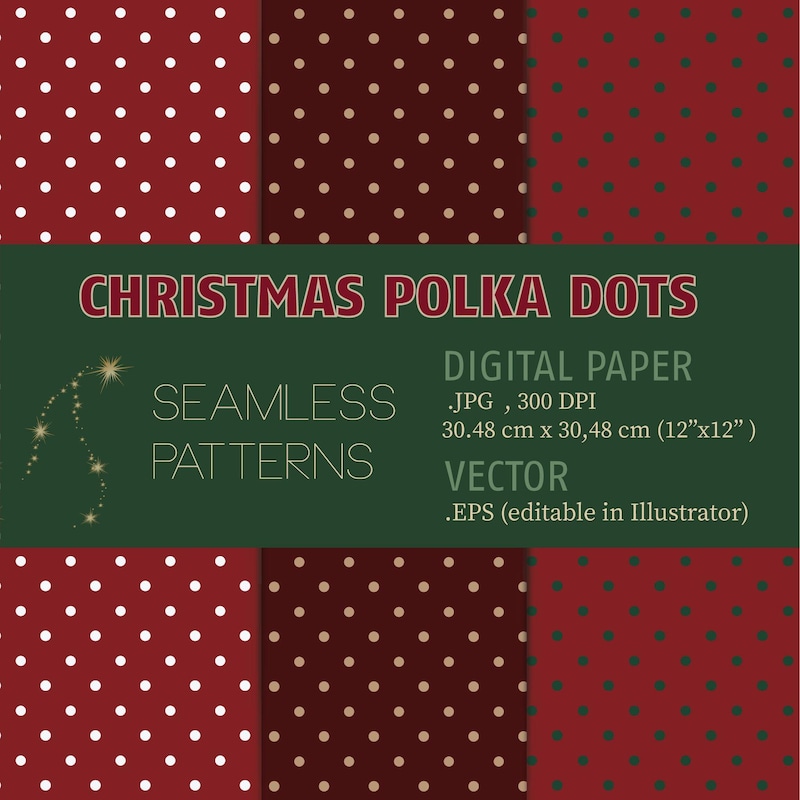 Polka Dot Christmas - Etsy