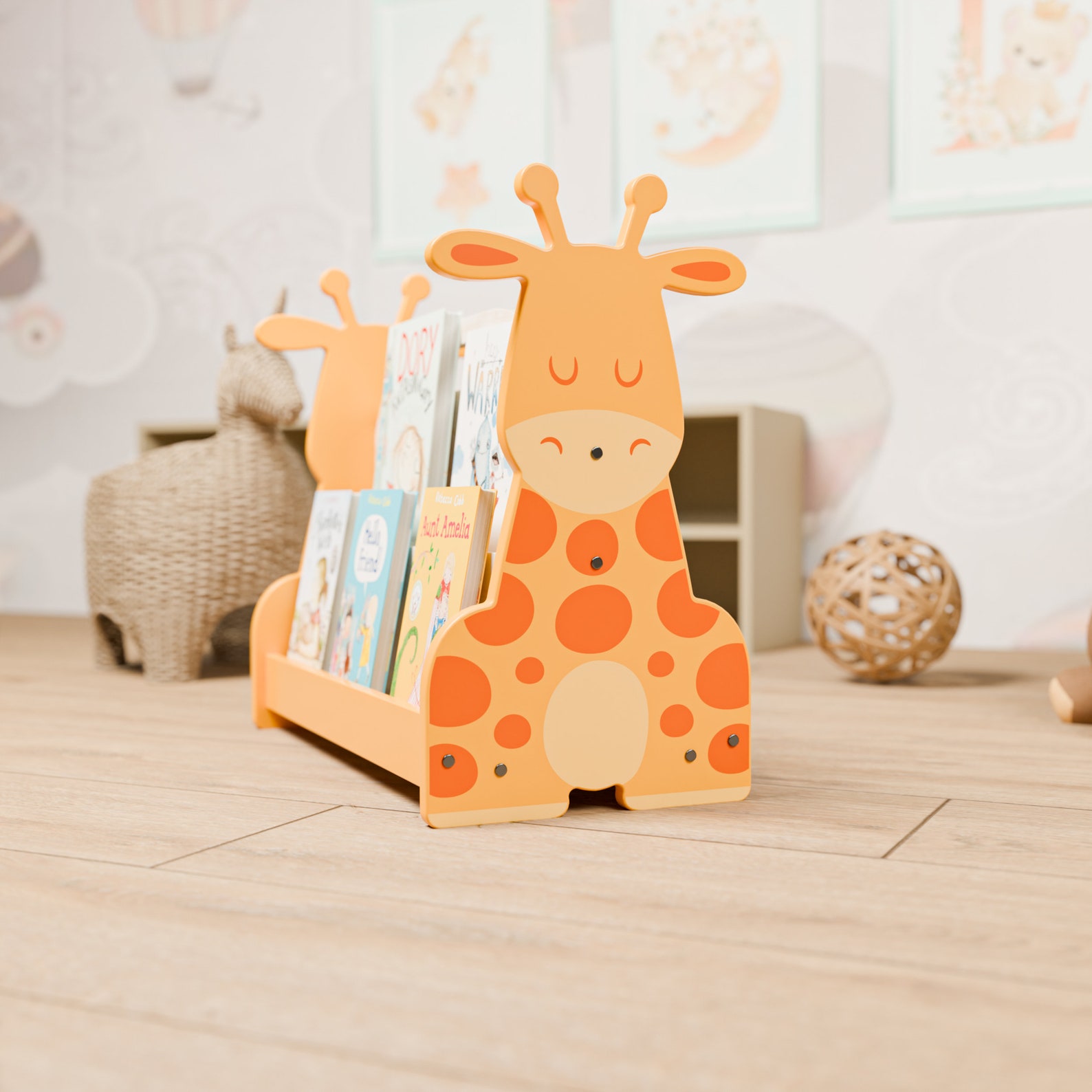 Montessori Shelf Animal, Montessori Bookshelf Gifts for Kids, Nursery ...