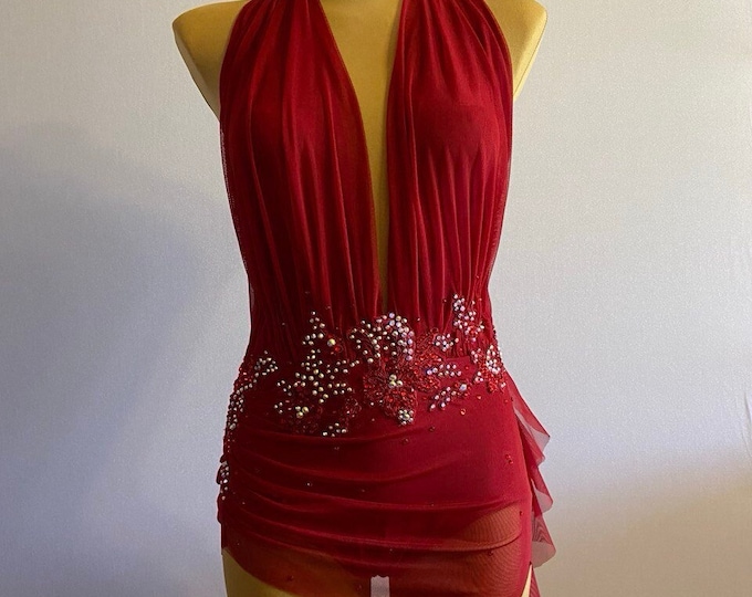 Lyrical Dance Costume, Custom Dance Costume, Custom Leotard, Handmade ...