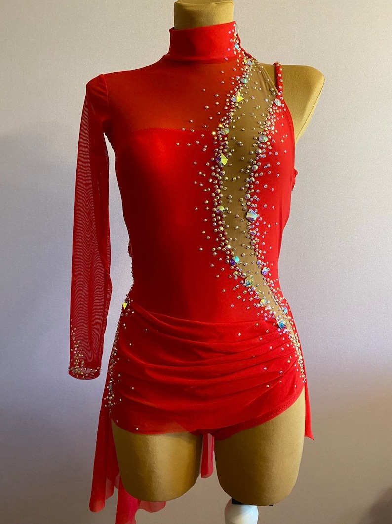 Lyrical Dance Costume, Custom Dance Costume, Custom Leotard, Handmade ...