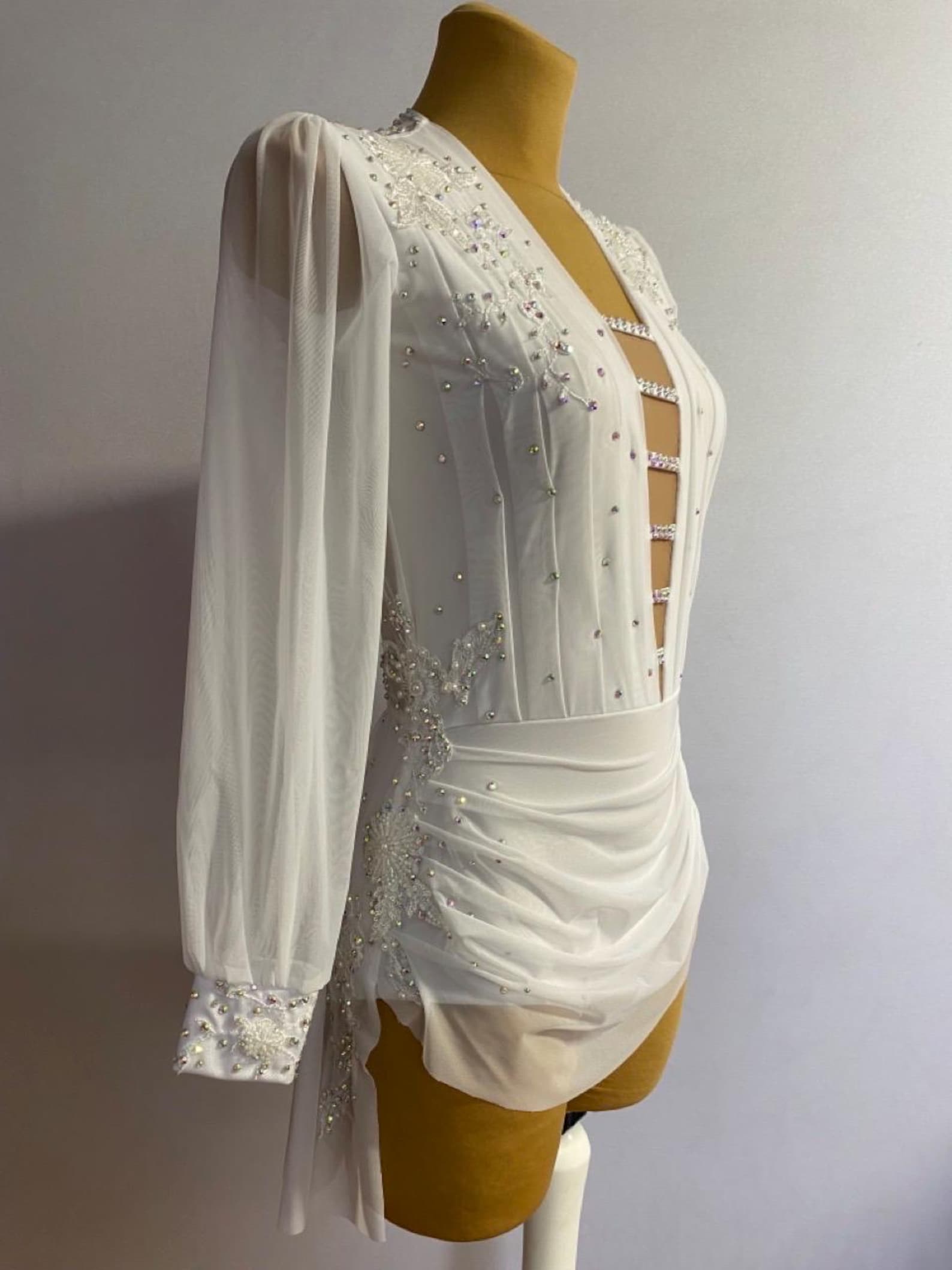Solo Lyrical Dance Costume, Custom Dance Costume, Modern Leotard ...