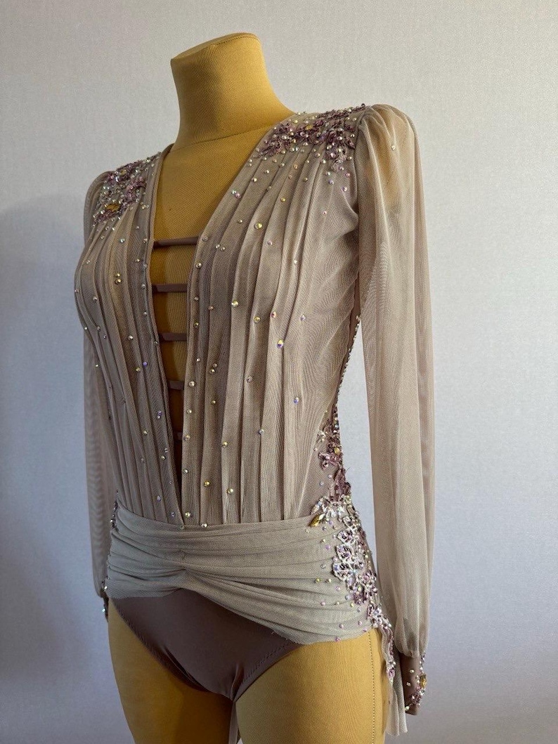 Solo Lyrical Dance Costume, Custom Dance Costume, Modern Leotard ...
