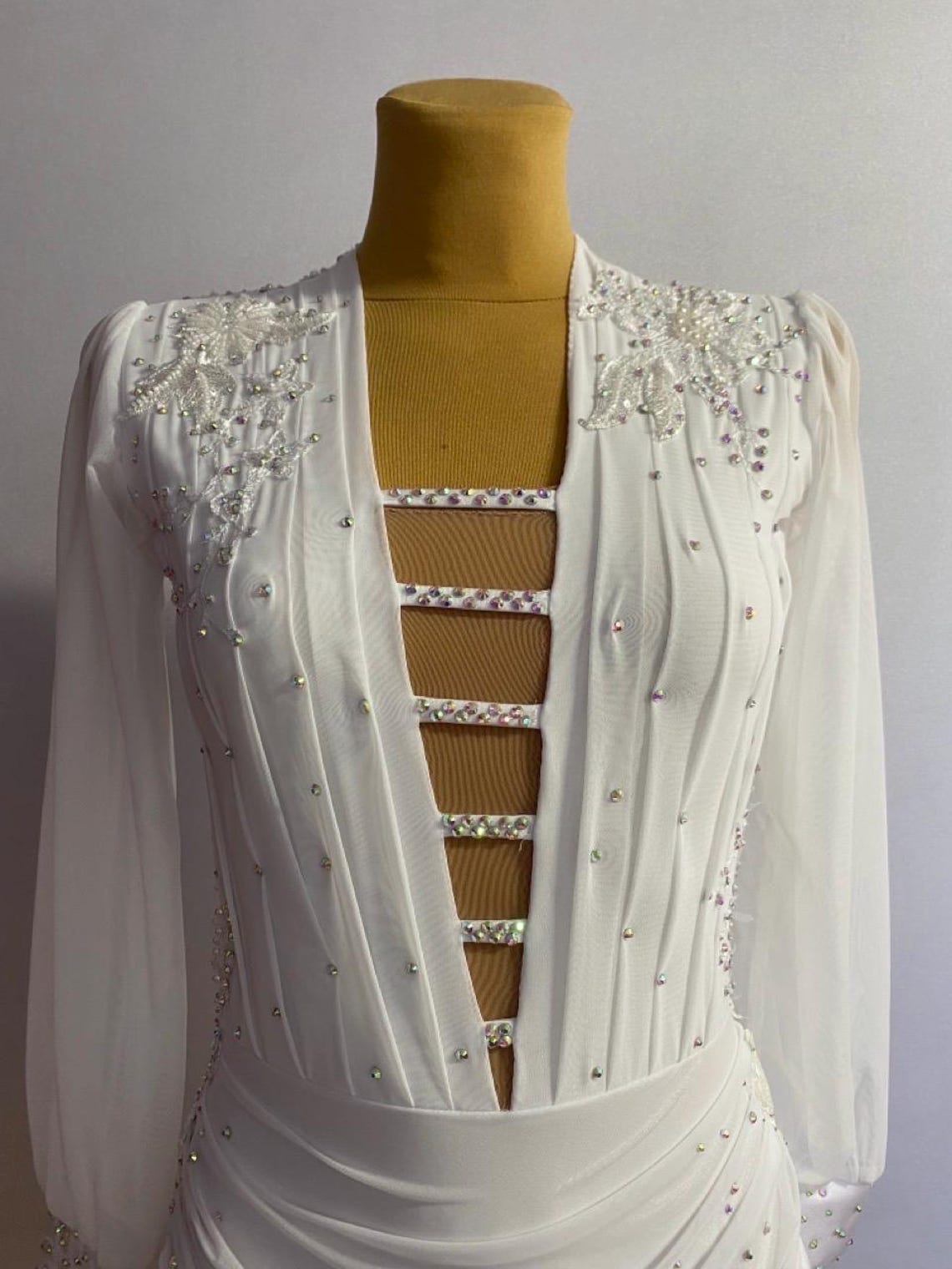 Solo Lyrical Dance Costume, Custom Dance Costume, Modern Leotard ...