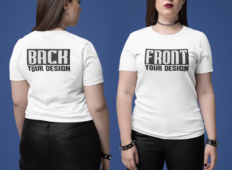 Design Front and Back Shirt Design Comfort Colors T-shirt Custom Back ...