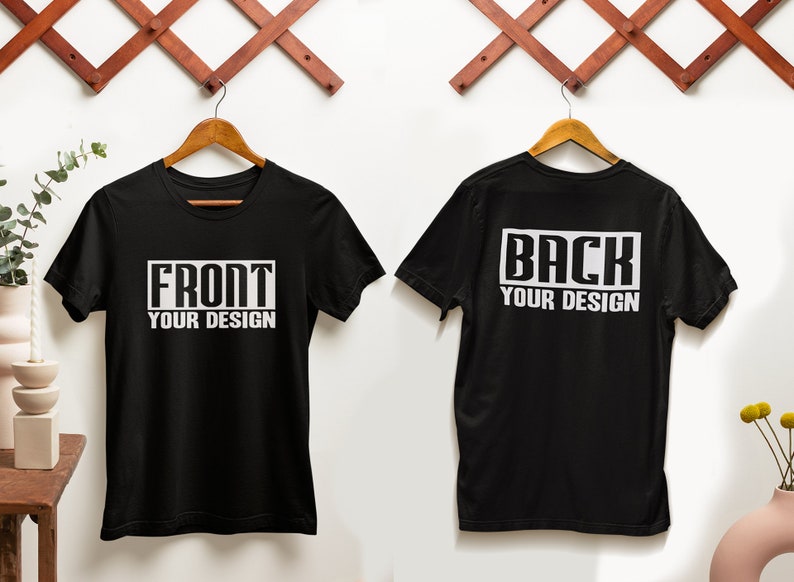 Design Front and Back Shirt Design Comfort Colors T-shirt Custom Back ...