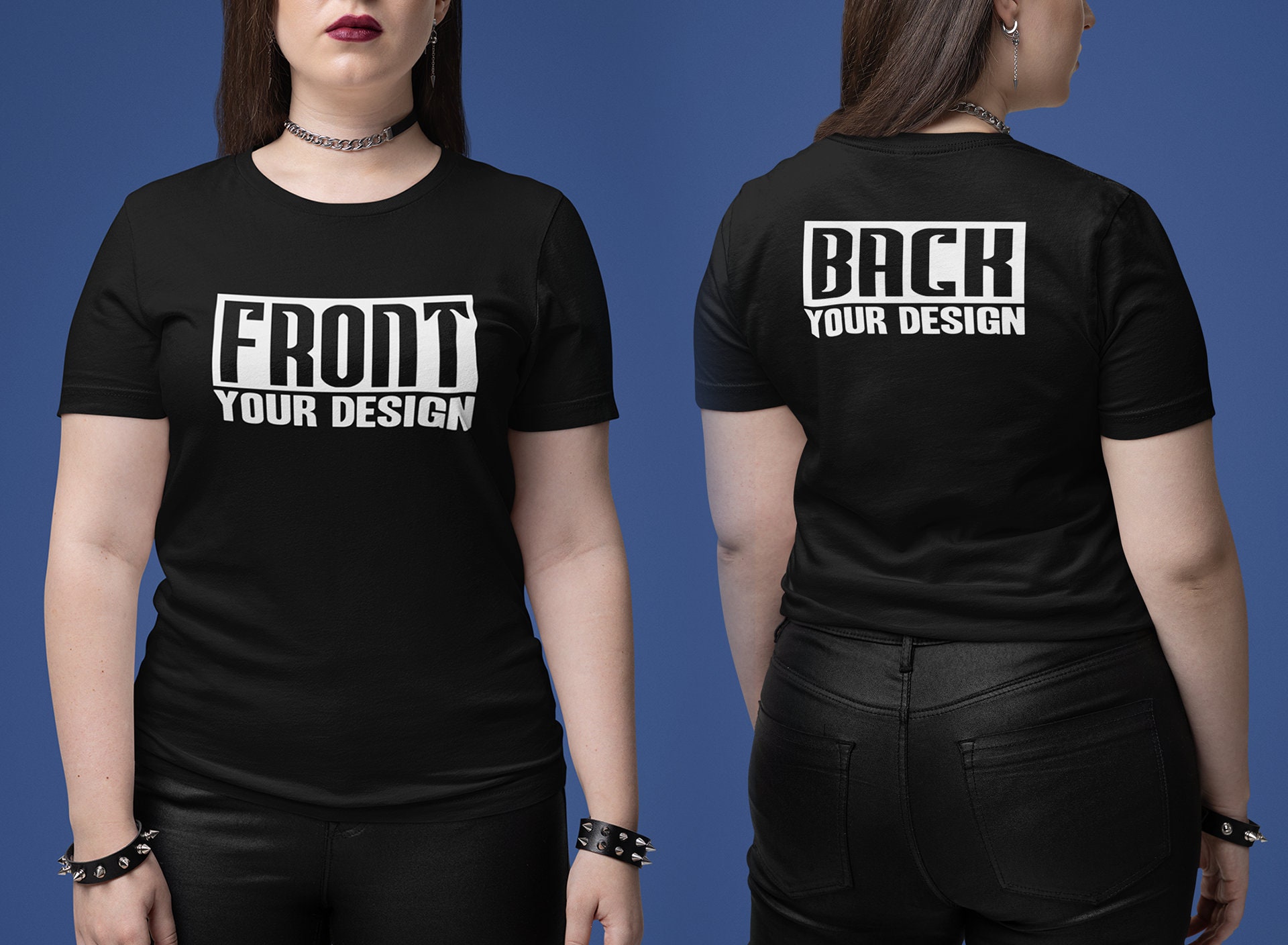 Design Front and Back Shirt Design Comfort Colors T-shirt Custom Back ...