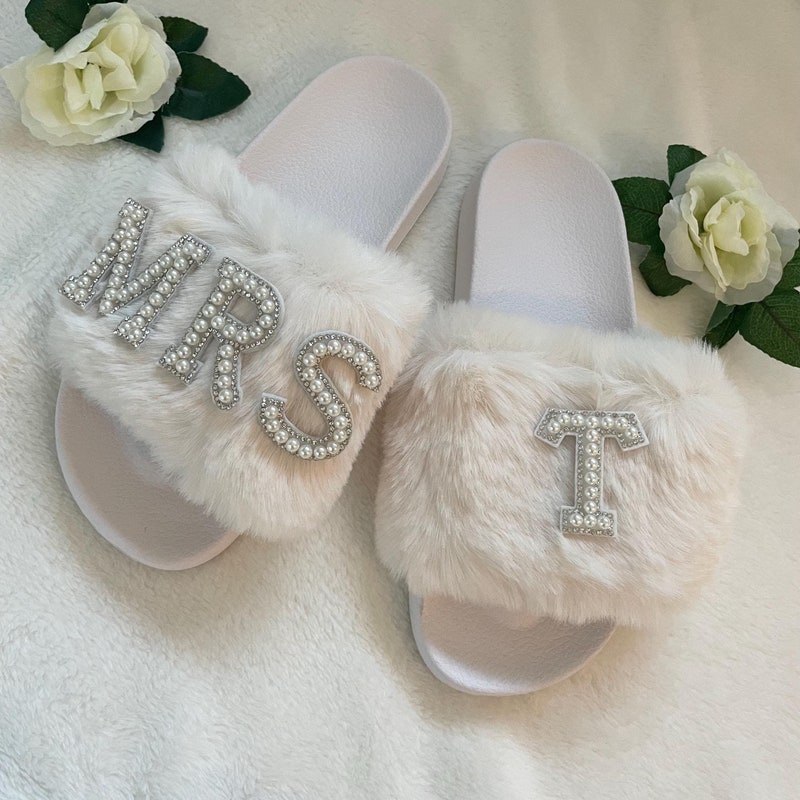 Fluffy Slides - Etsy