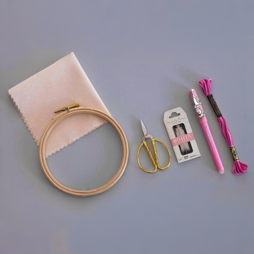 6 Basic Embroidery Tools, Embroidery Kit Starter, Beginner Embroidery ...