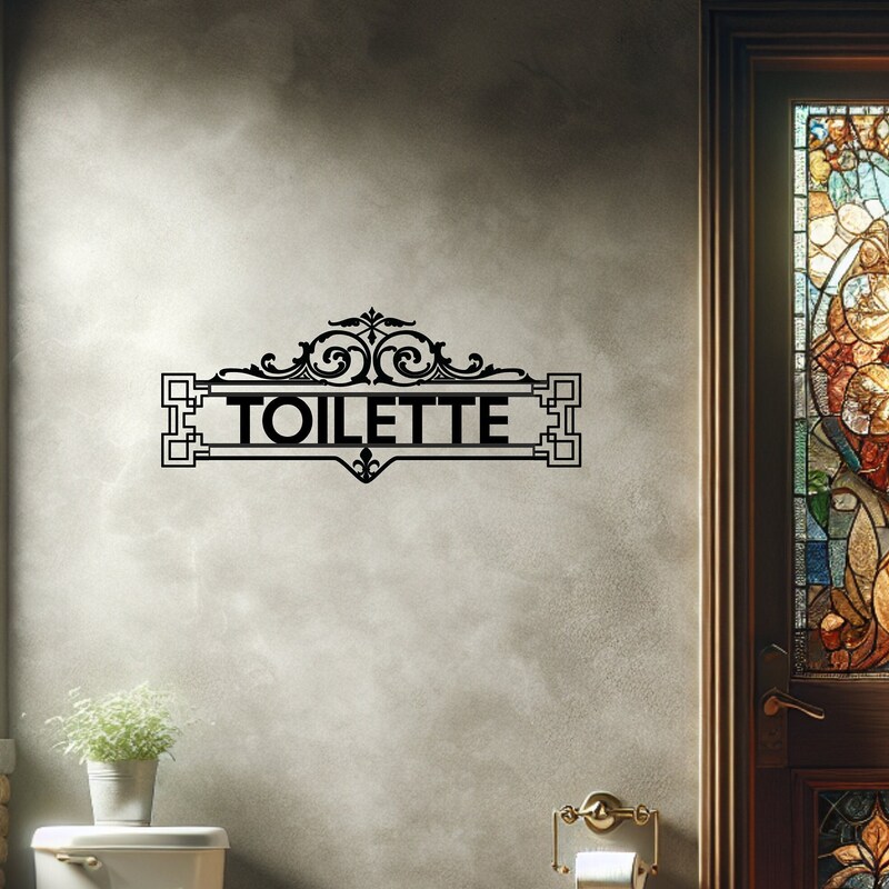 Toilette Sign - Etsy