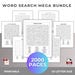 Word Search Mega Bundle 2000 Pages | Printable Word Search Puzzles ...
