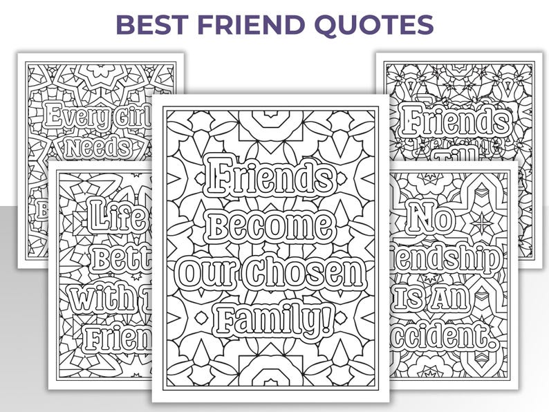 PLR Resell Printable Quotes Coloring Book Bundle, 505 Adult Coloring ...