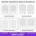Word Search Mega Bundle 2000 Pages | Printable Word Search Puzzles ...