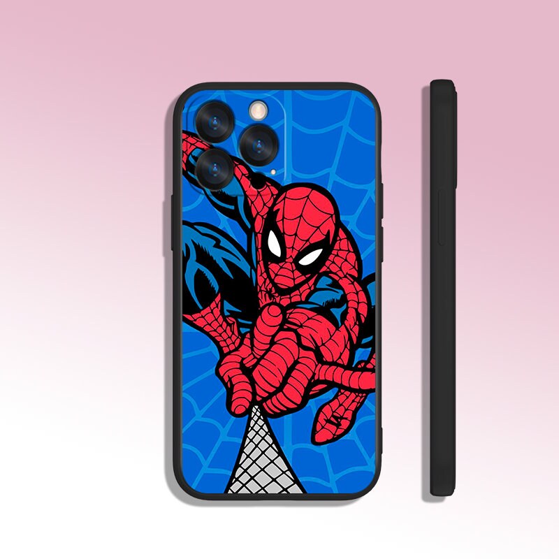Superhero Spider Man Art Phone Case for iPhone 7 8 11 12 13 14 15 XS XR ...