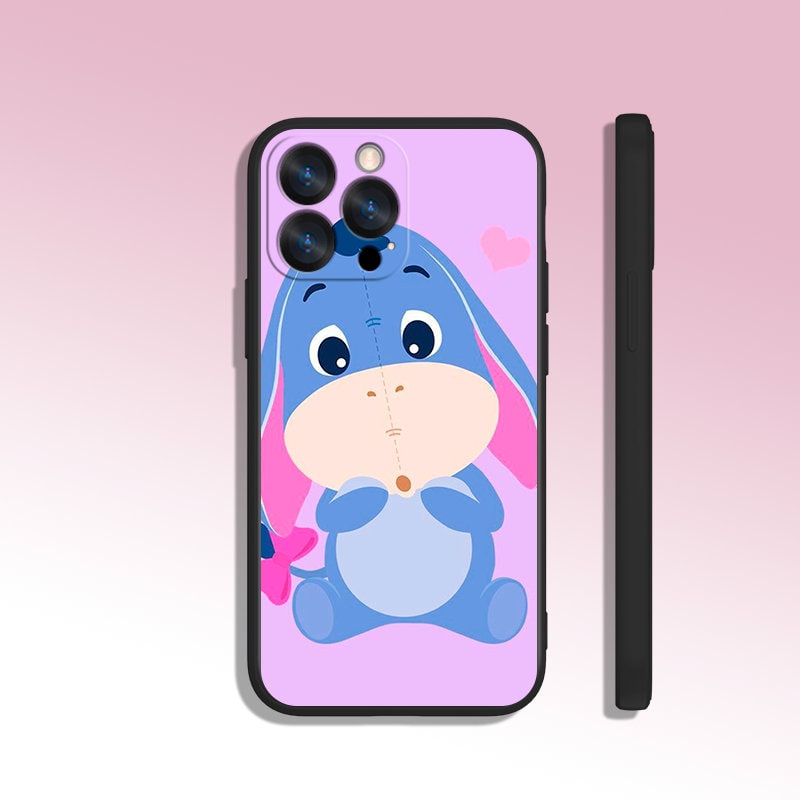 Winnie the Pooh Eeyore Art Phone Case for iPhone 8 11 12 13 14 15 XS XR ...