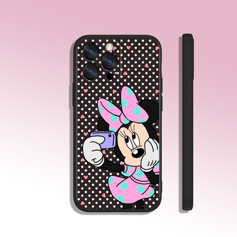 Cool Minnie Mouse Cartoon Art Phone Case for iPhone 8 11 12 13 14 15 XS ...