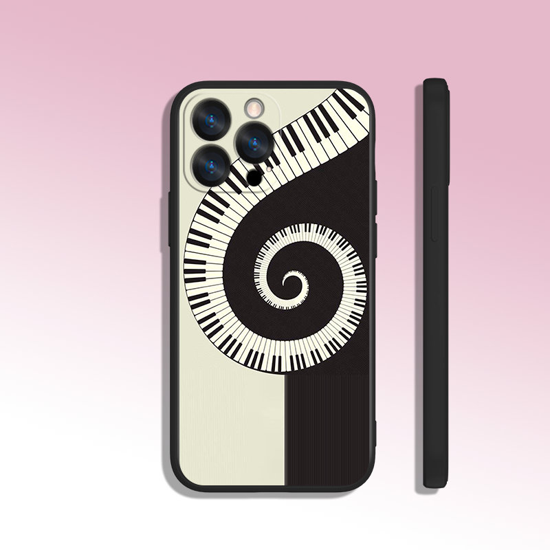 Guitar Piano Music Art Phone Case for iPhone 7 8 11 12 13 14 15 XS XR ...