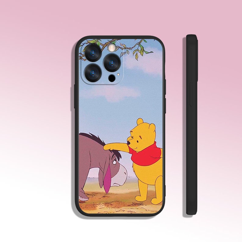 Winnie the Pooh Eeyore Art Phone Case for iPhone 8 11 12 13 14 15 XS XR ...