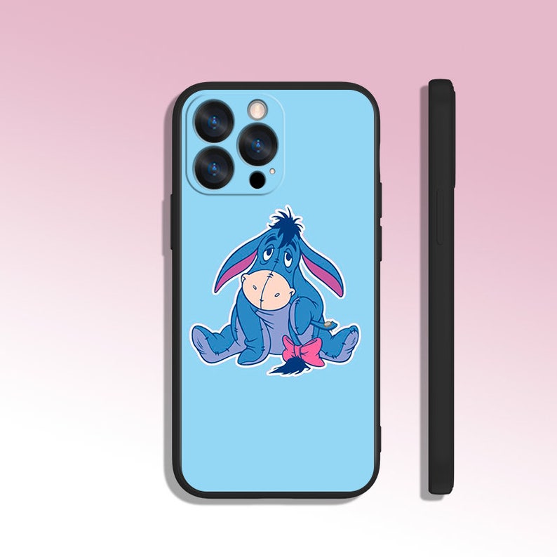 Winnie the Pooh Eeyore Art Phone Case for iPhone 8 11 12 13 14 15 XS XR ...