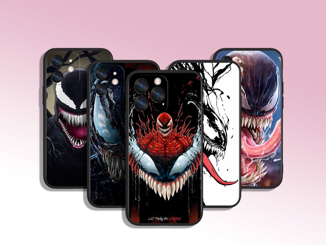 Superhero Venom Colorful Art Phone Case for iPhone 11 12 13 14 15 XS XR ...