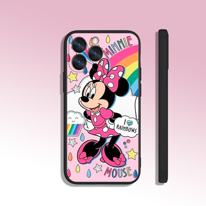 Cool Minnie Mouse Cartoon Art Phone Case for iPhone 8 11 12 13 14 15 XS ...