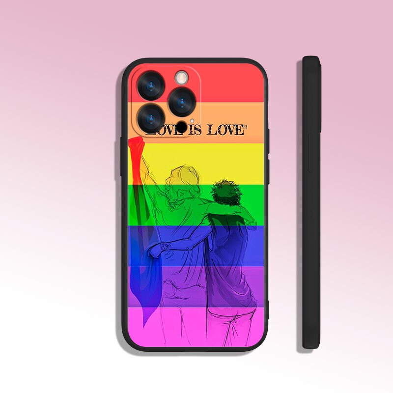 Love Rainbow Symbol Pride Art Phone Case for iPhone 8 11 12 13 14 15 XS ...