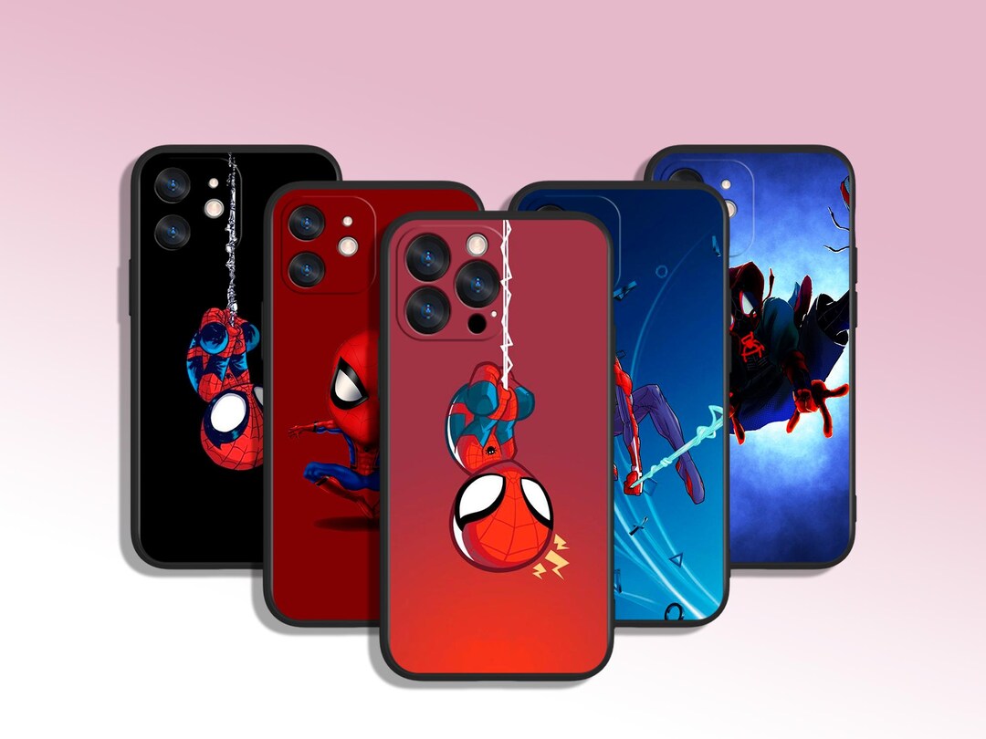 Superhero Spider Man Colorful Art Phone Case for iPhone 11 12 13 14 15 ...