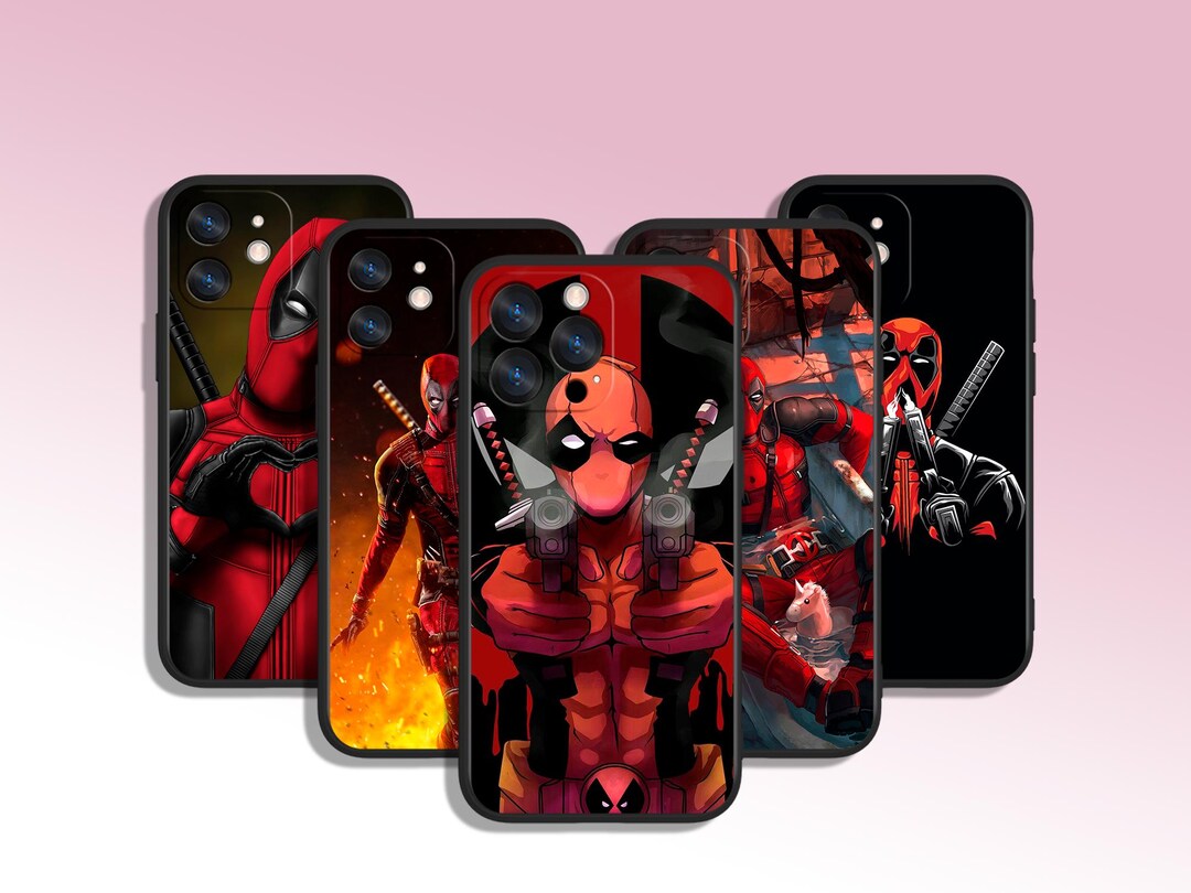 Superhero Deadpool Art Phone Case for iPhone 7 8 11 12 13 14 15 XS XR ...