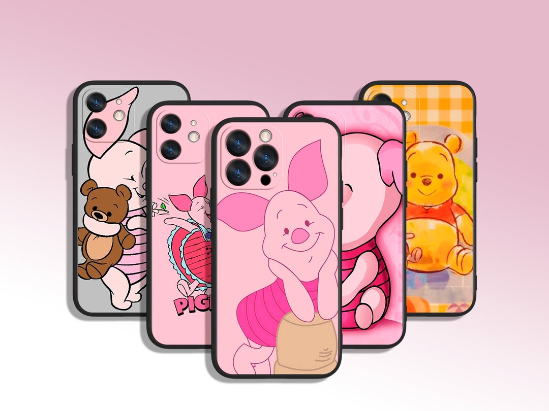 Winnie the Pooh Piglet Art Phone Case for iPhone 8 11 12 13 14 15 XS XR ...