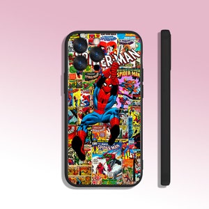 Superhero Spider Man Art Phone Case for iPhone 7 8 11 12 13 14 15 XS XR ...